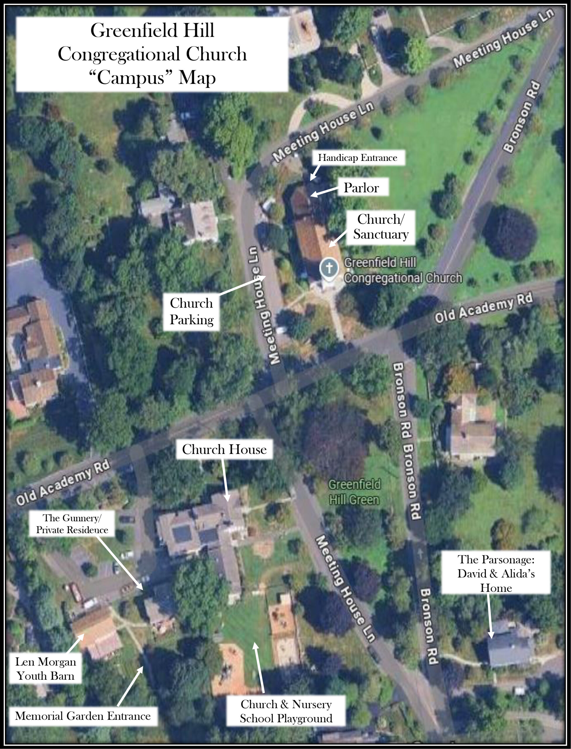 Campus Map – Greenfield Hill Congregational Church